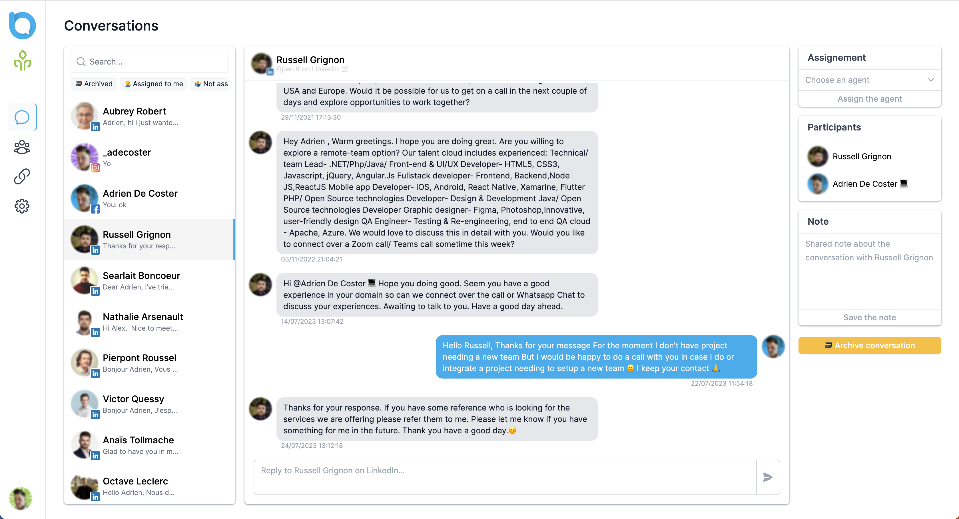 BeChat - All your chats centralize in one place